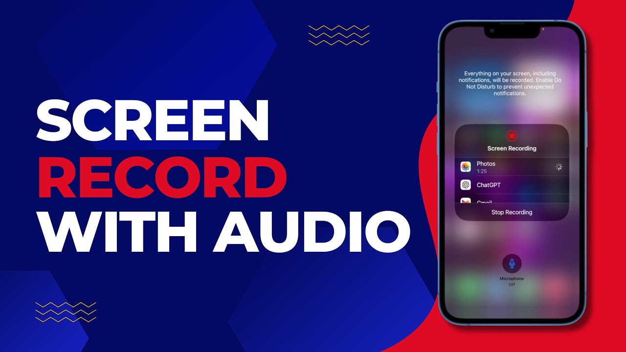 How to Use iPhone Screen Recorder WITH AUDIO | Record iPhone Screen ...