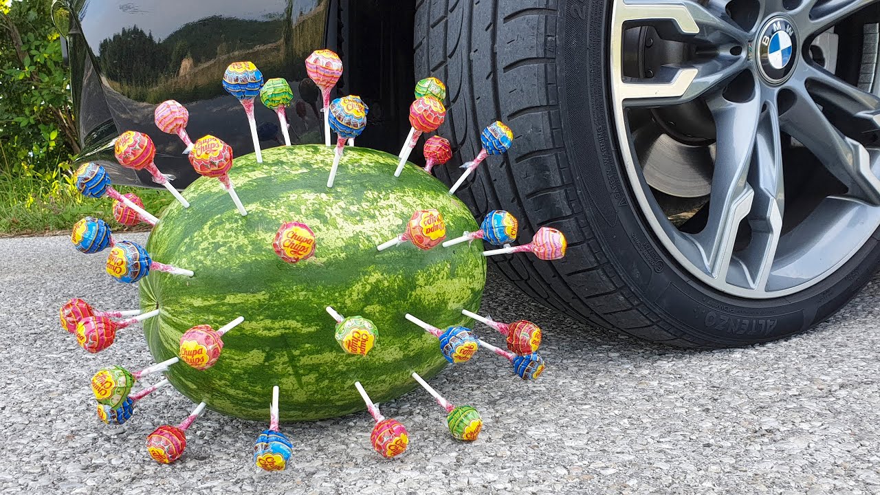 Crushing Crunchy & Soft Things by Car! EXPERIMENT CAR vs WATERMELON ...