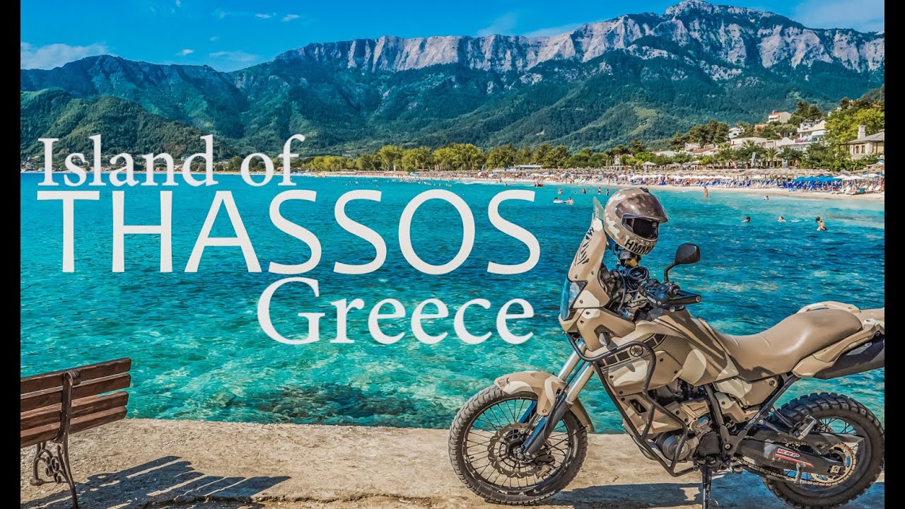 Exploring Thassos island with Yamaha Tenere xt660z - YouTube