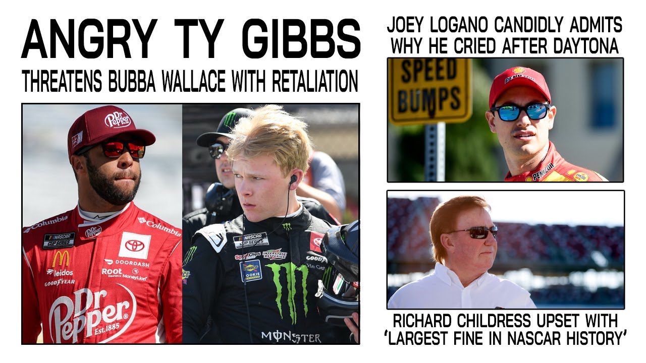 Ty Gibbs Threatens Bubba Wallace & Also Angry at JGR Teammates | Why ...