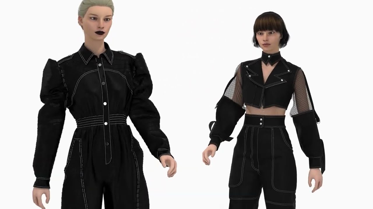 Tex&Tech | Virtual Fashion Show | Digital Runway | 3D Fashion - YouTube