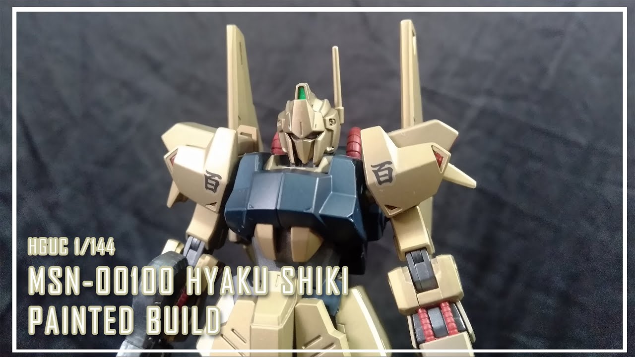 HGUC 1/144 Hyaku Shiki Painted Build - YouTube