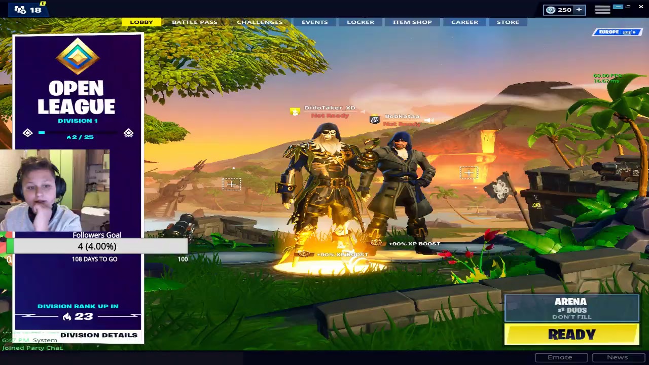 Първи стрийм на Fortnite със StreamLabs - YouTube
