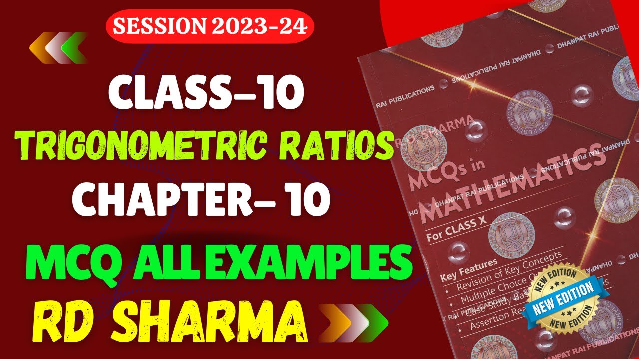 RD Sharma MCQs Examples Solutions Class 10 Chapter 10 Trigonometric ...
