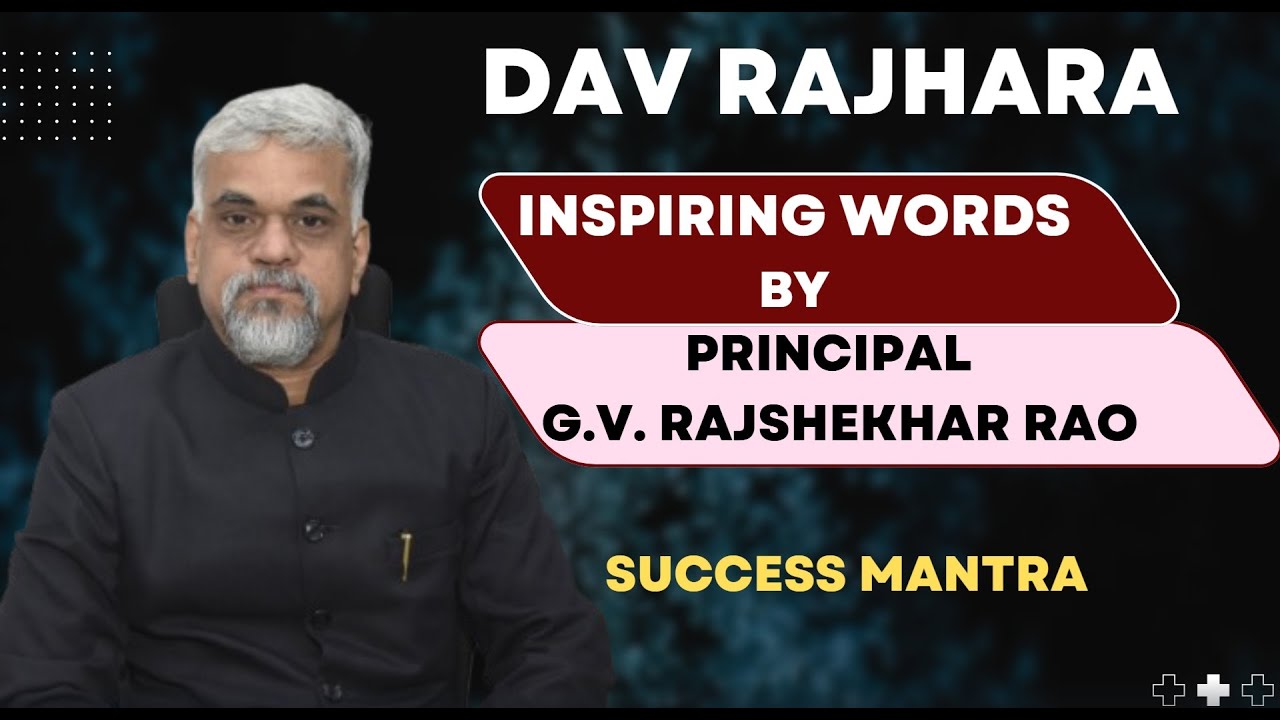 Motivational Speech | G.V. Rajshekhar Rao | Success Mantra | How to ...