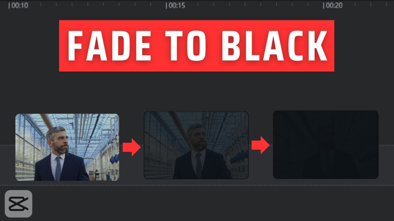 How To Fade Out To A Black Screen In CapCut PC - YouTube