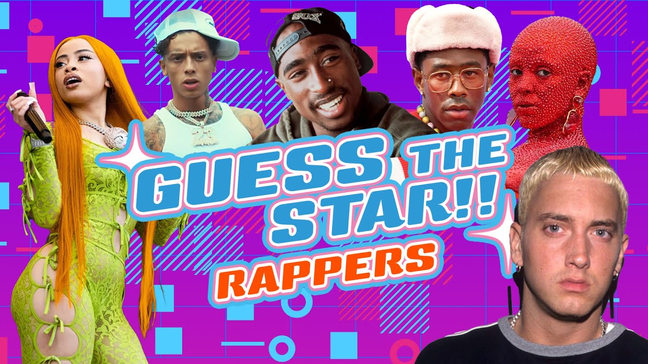 GUESS THE STAR | RAPPERS | QUIZ GAME | over 10 minutes of game play ...
