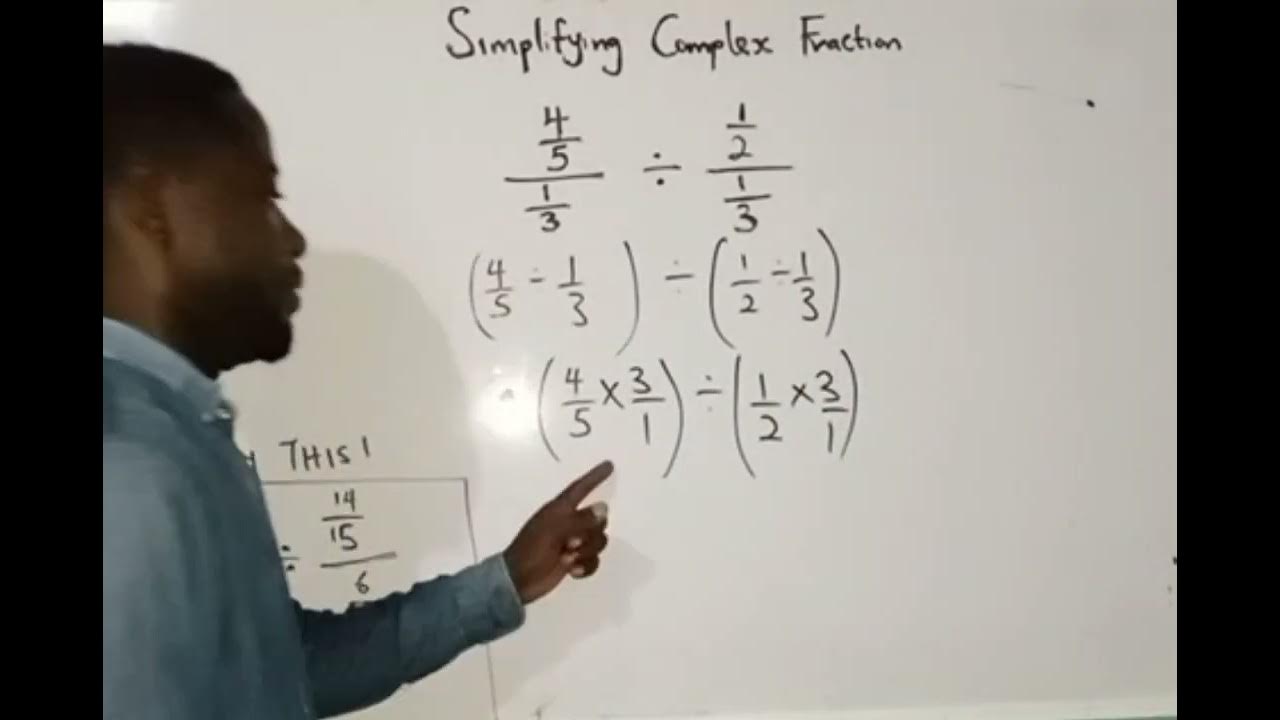 Complex Fractions: Simplifying Complex Fractions. - YouTube