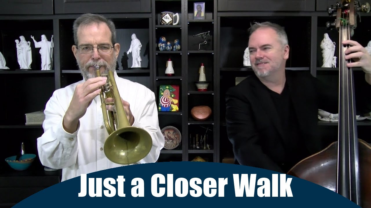 Just a Closer Walk - Jazz Trumpet and Bass Duo - David Craig - YouTube