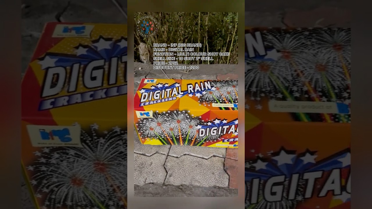 DIGITAL RAIN by INF : BIG BRAND #crackers #testing #diwalicrackers ...