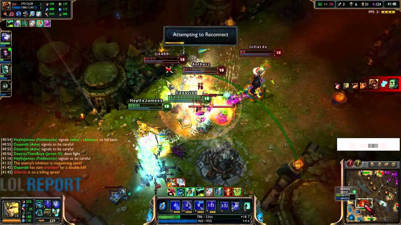 League Daily: Ashe gets 6 kills in a row! (Legendary Kill) - YouTube