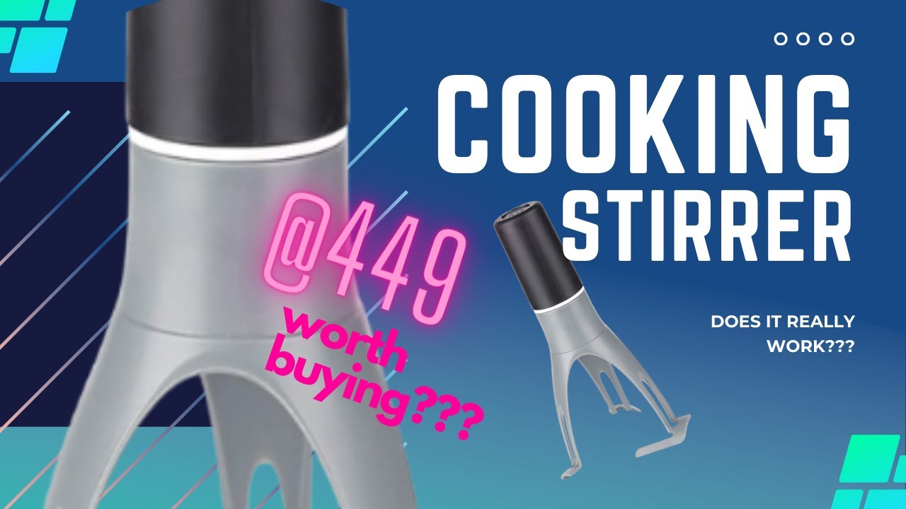 Automatic Pan Stirrer | Cooking Stirrer with Nylon Legs | Dishwasher ...