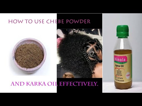 #4Chair #chebepowder #sesameHOW TO USE CHEBE POWER AND KARKA OIL FOR ...