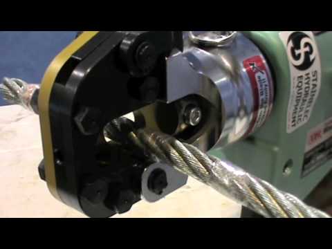 Stainelec WRC-20 Cordless Hydraulic Cable Cutter by ARM Sangyo - YouTube