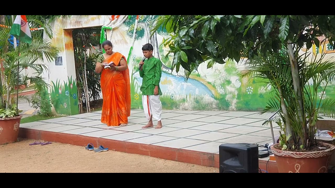 Bhagavadgeetha avadhanam by Adrith as part of Independence day ...