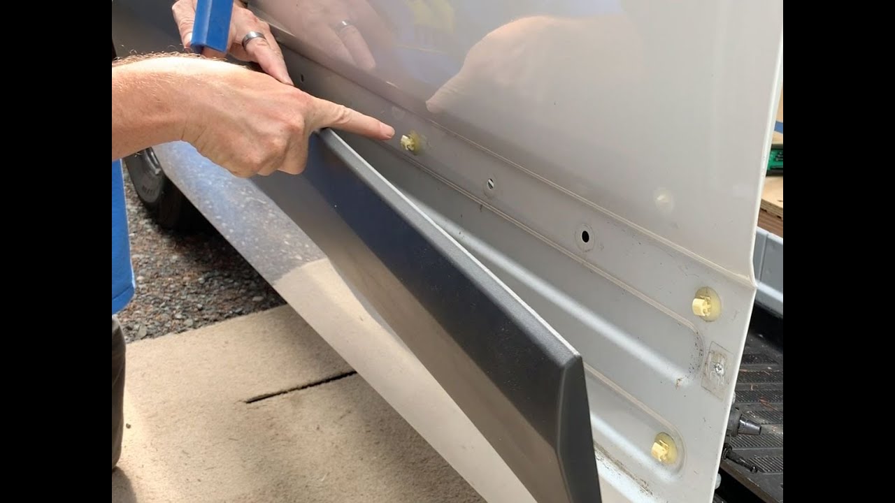 Sprinter Side trim Removal - YouTube