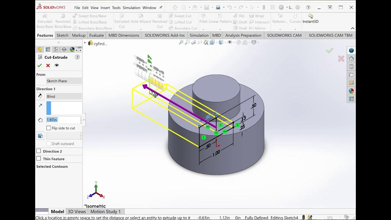 SOLIDWORKS Basics Tutorial - YouTube