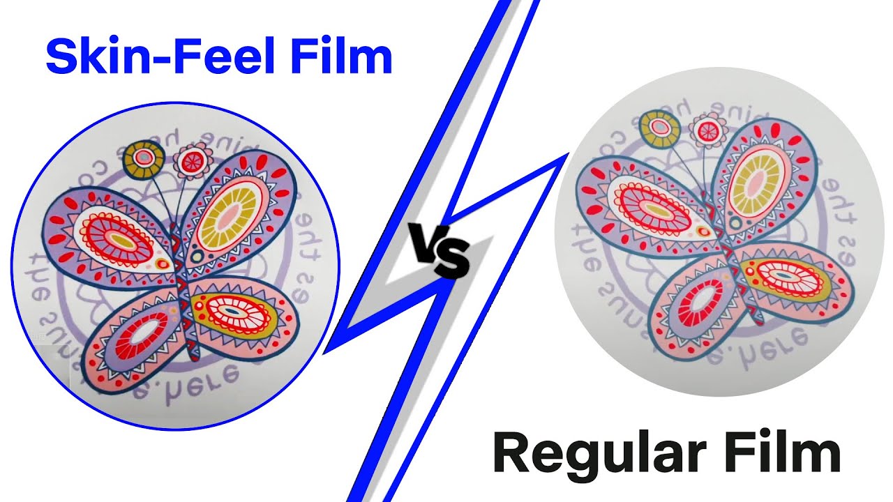 Discover the difference between Skin-Feel Film and regular film # ...