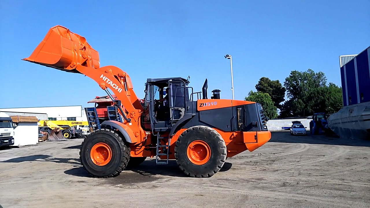 HITACHI ZW310 - YouTube