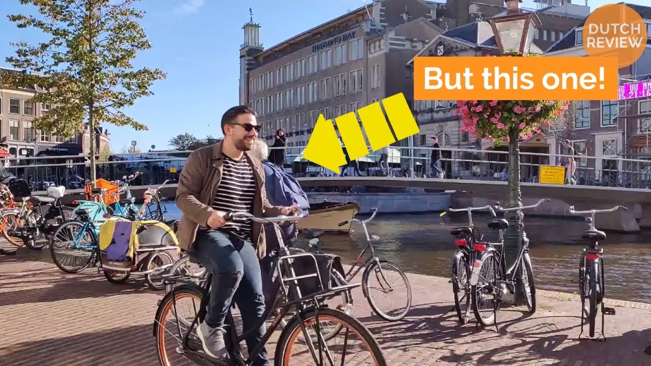 Cycling through Dutch life in Leiden - YouTube