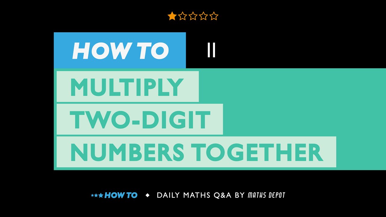 How to Multiply numbers together using a diagonal grid method - YouTube