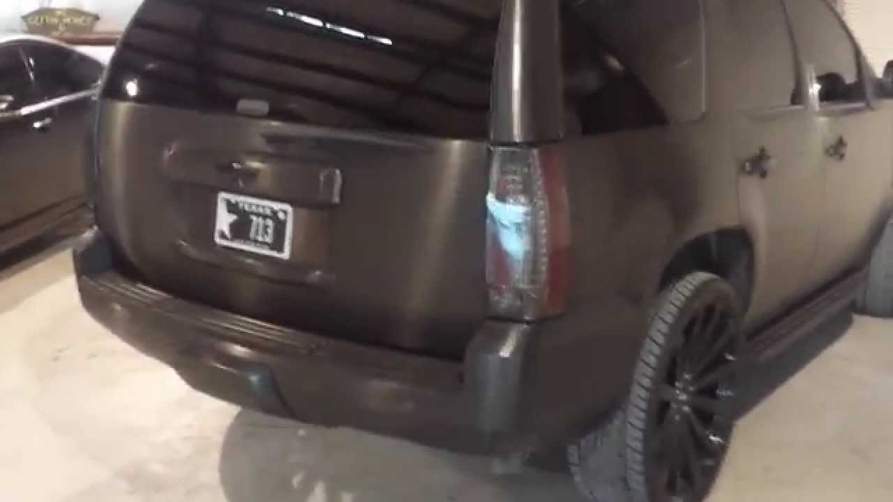 713 Motoring Custom Wrapped Tahoe - YouTube