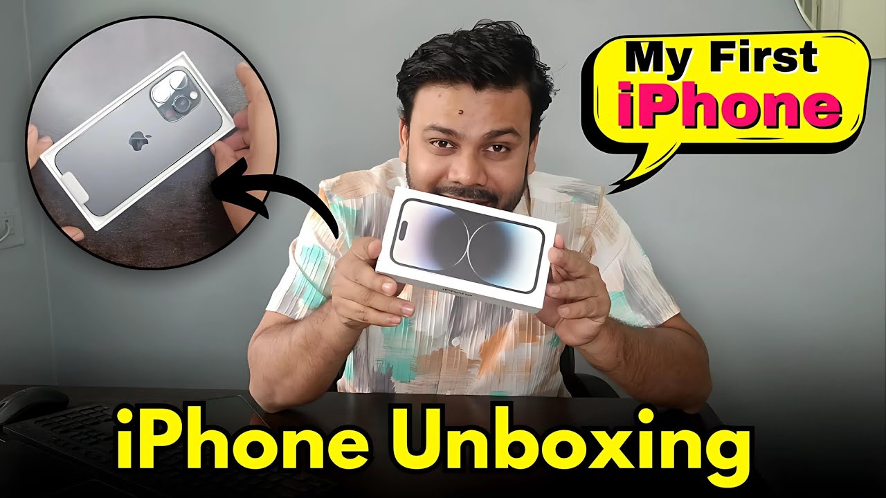 IPhone unboxing first experience | My First iPhone - YouTube