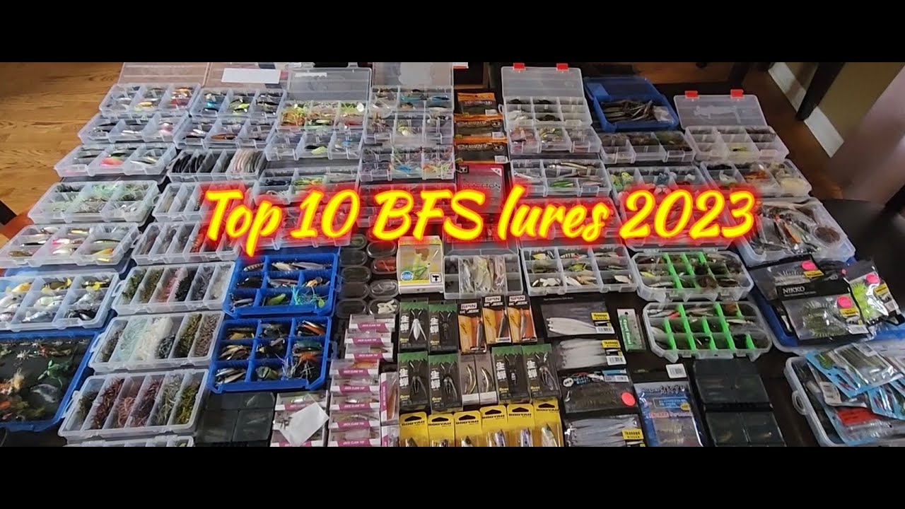 Top 10 Bfs lures I used all of 2023 - YouTube