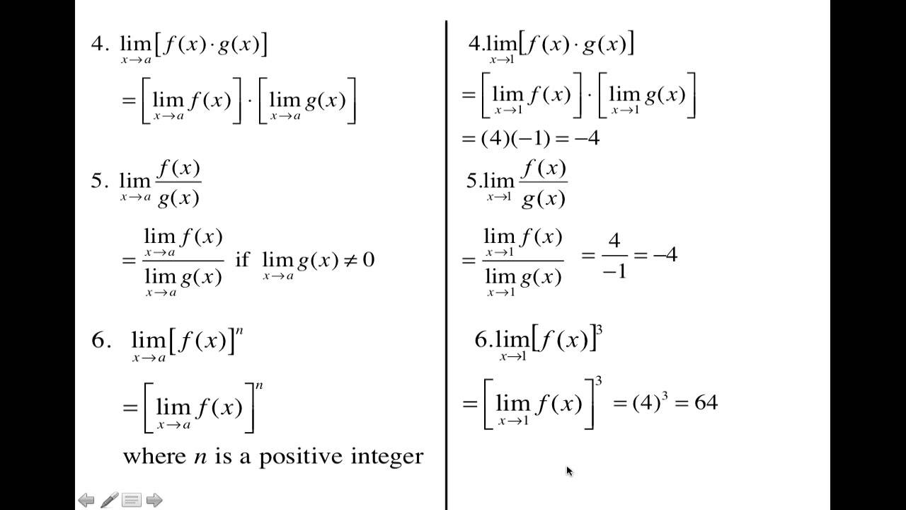 Topic 3-Properties of Limits - YouTube
