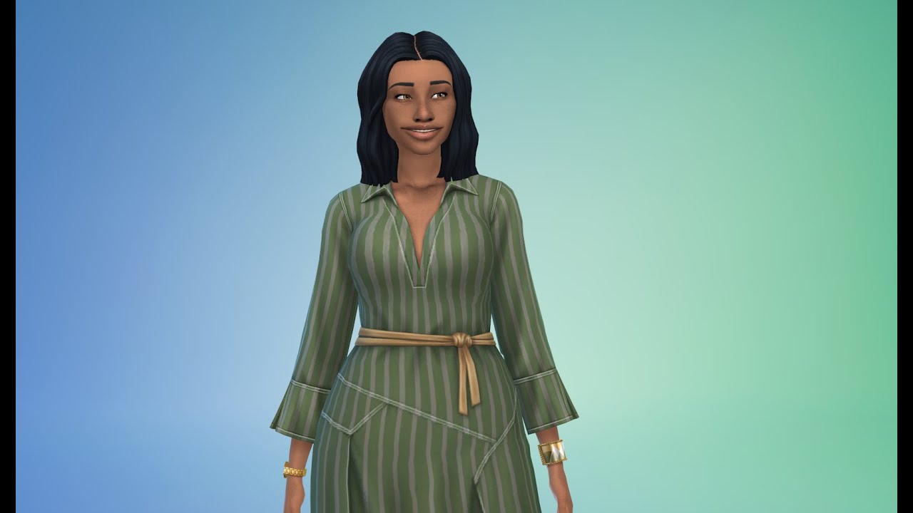 From Alpha To Maxis Match CC - Ivy Johnson - Sim Makeover - YouTube