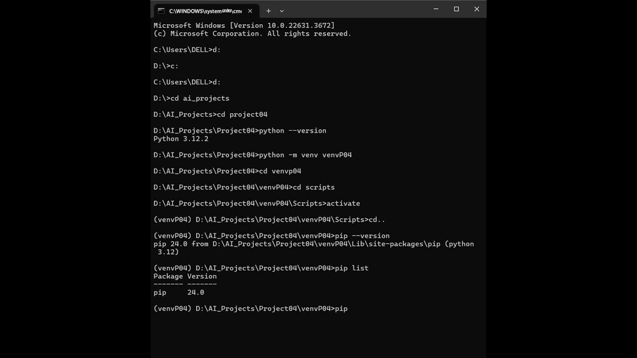 Setting Up a Virtual Environment for Your Python Project: Step-by-Step ...