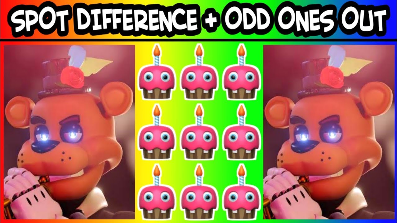 FNAF Quiz - Find The Odd Fnaf Ones Out + Spot The 3 Difference Fnaf ...