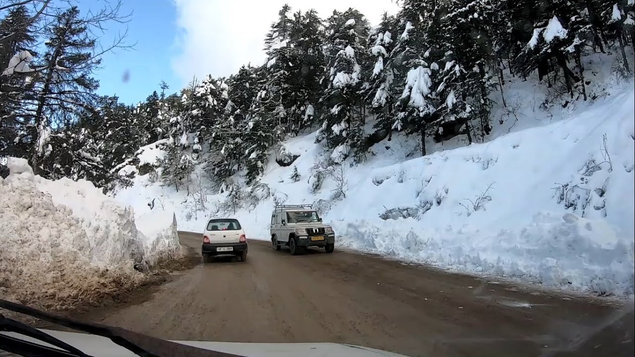 Kufri to Fagu Valley in Winter Snowfall, Shimla || Himachal Pradesh ...
