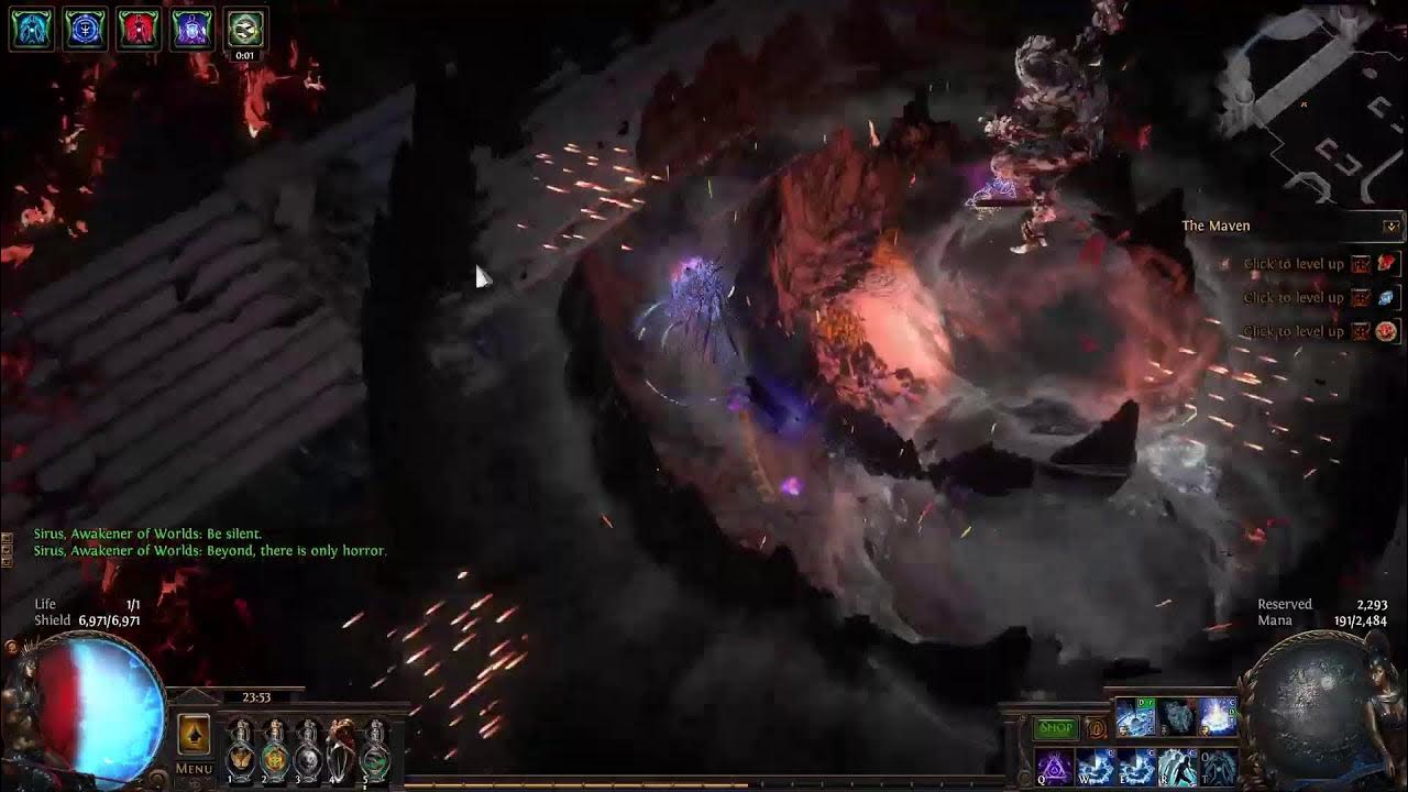 Path of Exile - Sirius A8 Boss Fight - OCC Vortex - SC Trade - YouTube