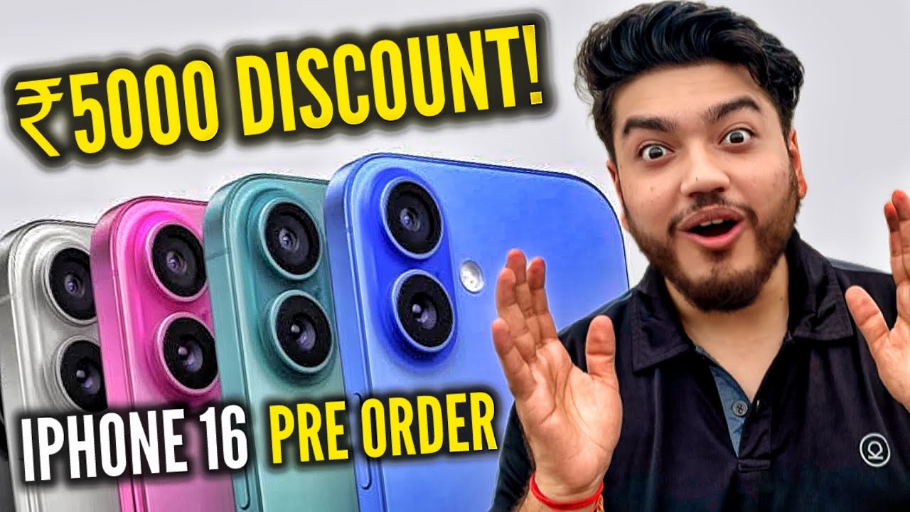 iPhone 16 ₹5000 Discount on Pre Order🔥 How to Pre order iPhone 16 ...