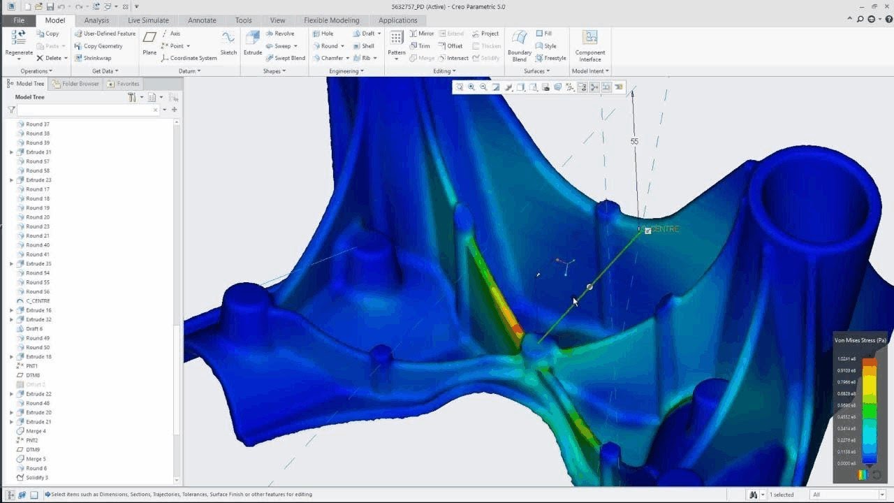 See a Sneak Peek of Creo Simulation Live, powered by ANSYS - YouTube
