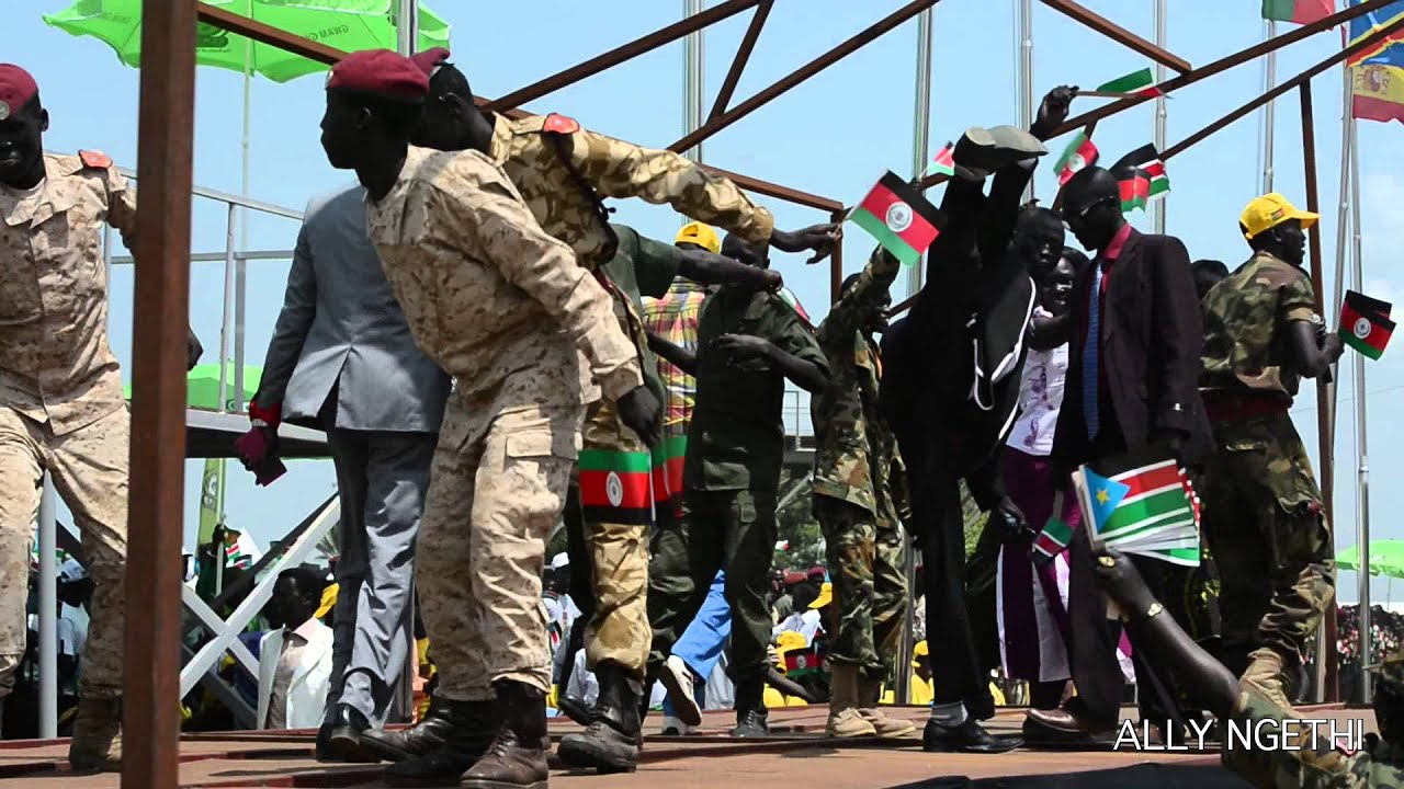 SOUTH SUDAN SPLA DANCING MARTY DAY JULY 30,2014 - YouTube