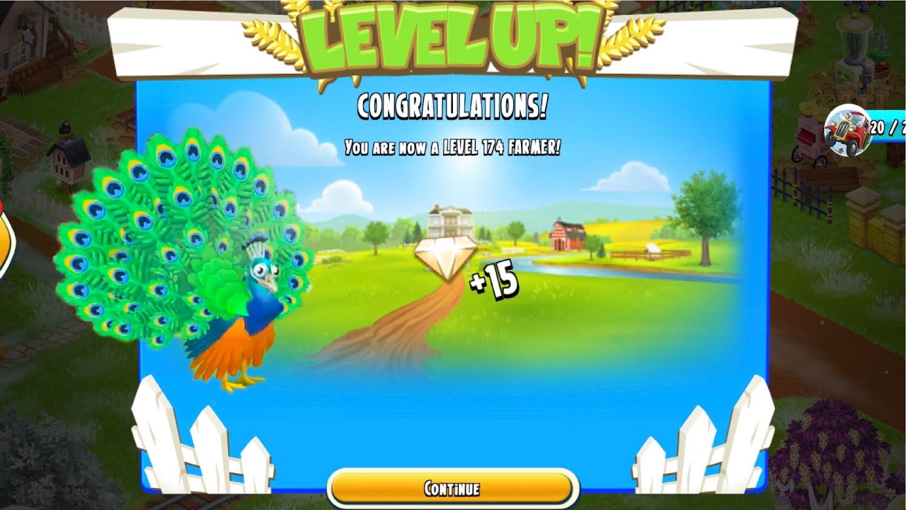 Blue Peacock & New Level 174 | Hay Day 🦚 - YouTube