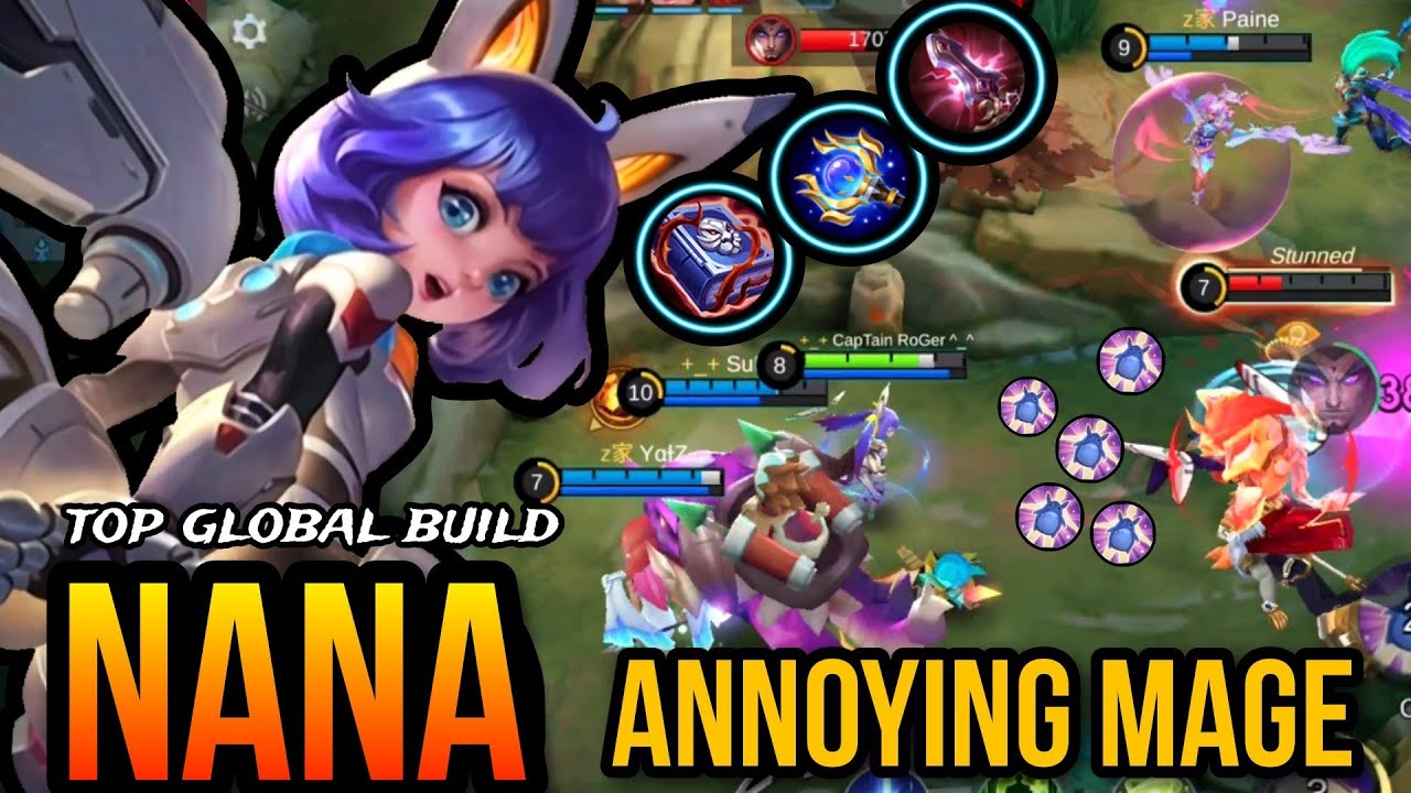 Nana The Most Annoying Mage 100% Unstoppable!! Top Global Nana Gameplay ...