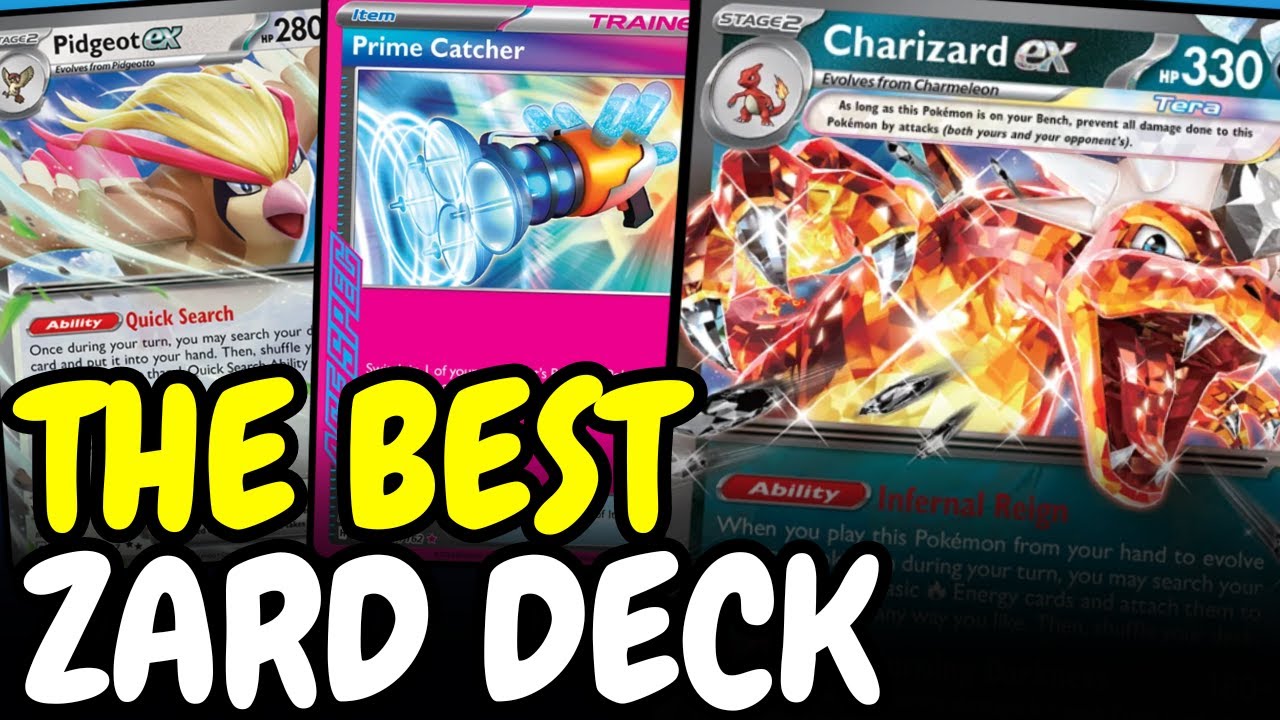 The BEST Charizard ex Deck | Post Rotation Pokemon TCG Temporal Forces ...
