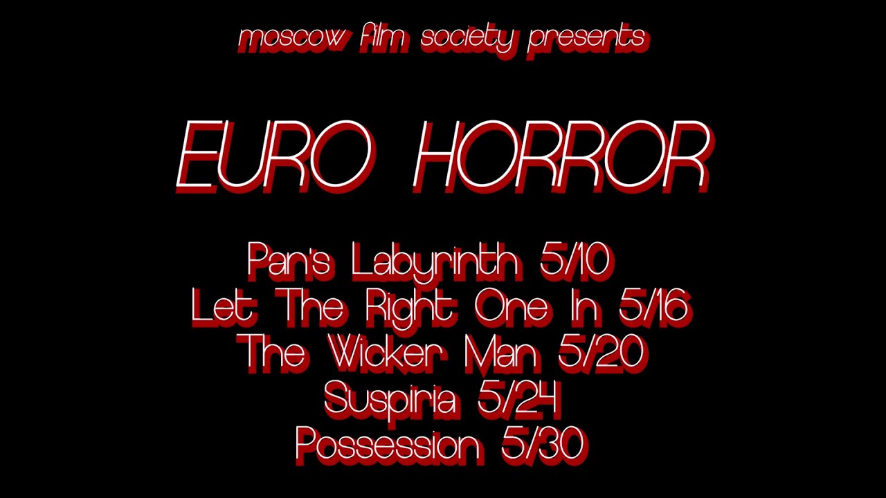 Moscow Film Society presents EURO HORROR (trailer) - YouTube