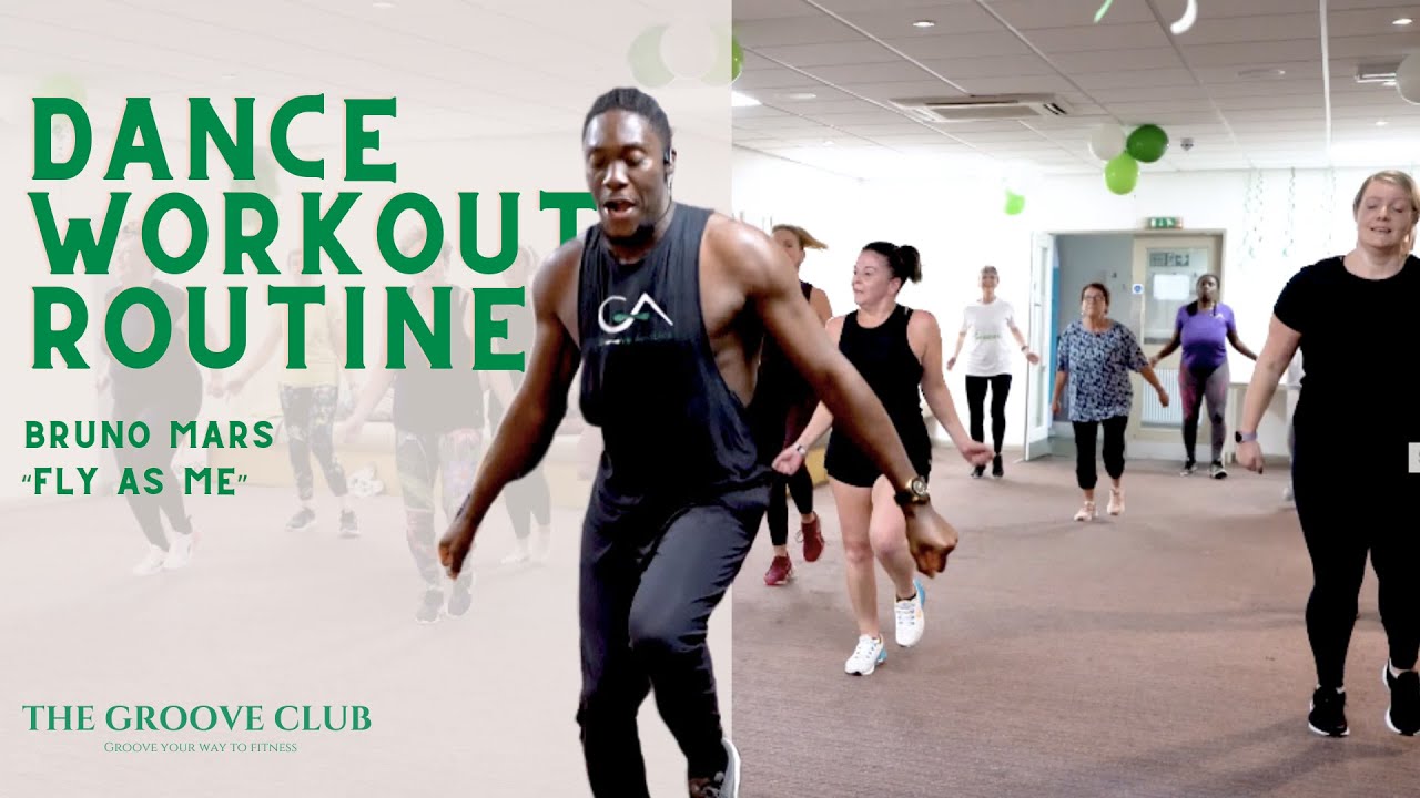 Dance Workout Routine to Bruno Mars - Fly As Me | Fat burn, No ...
