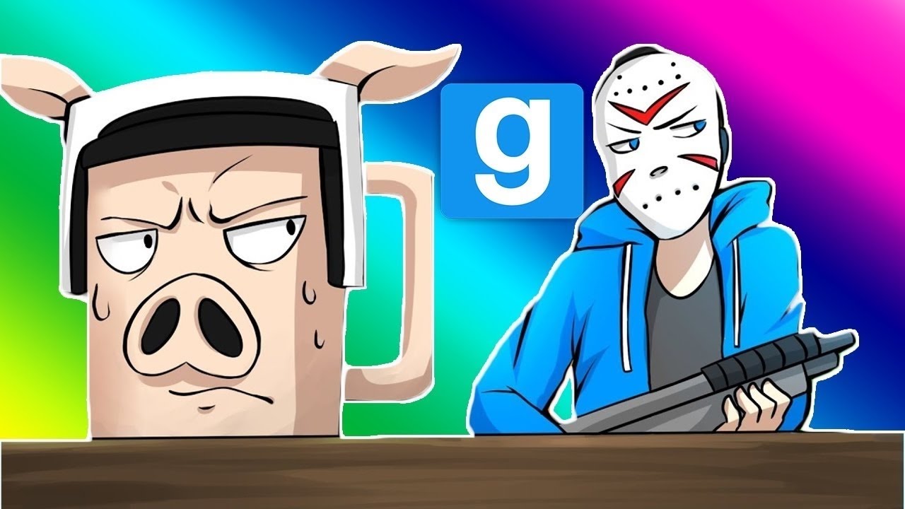 VanossGaming Vanoss: Gmod Prop Hunt Funny Moments - Sneaky Office Pig ...