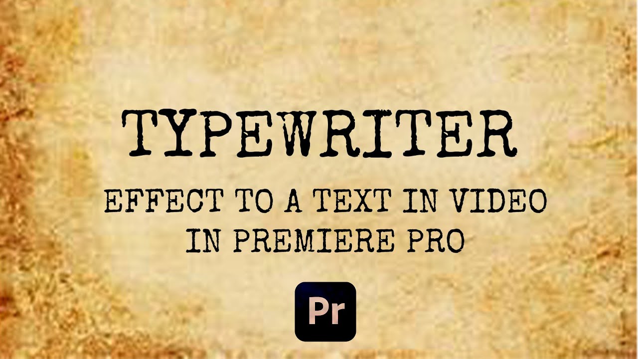 HOW TO CREATE TYPEWRITER EFFECT TEXT IN PREMIERE PRO | #adobe # ...