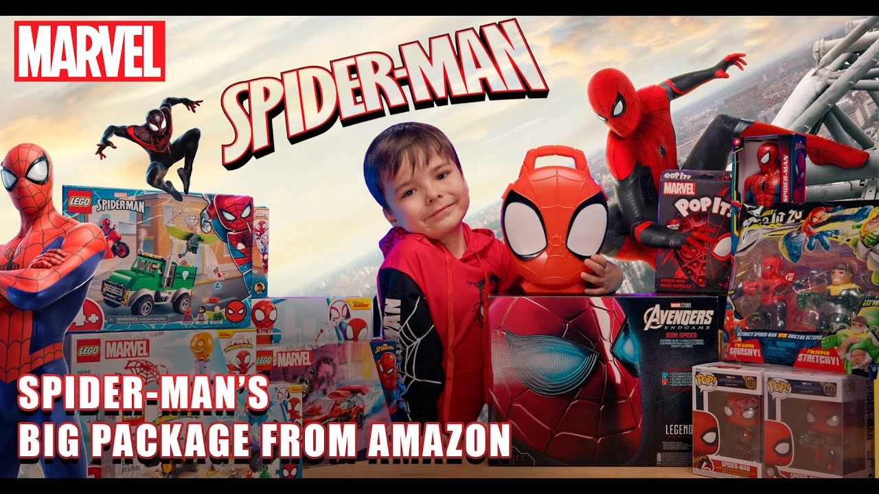 Spider-Man's big package from Amazon! - YouTube