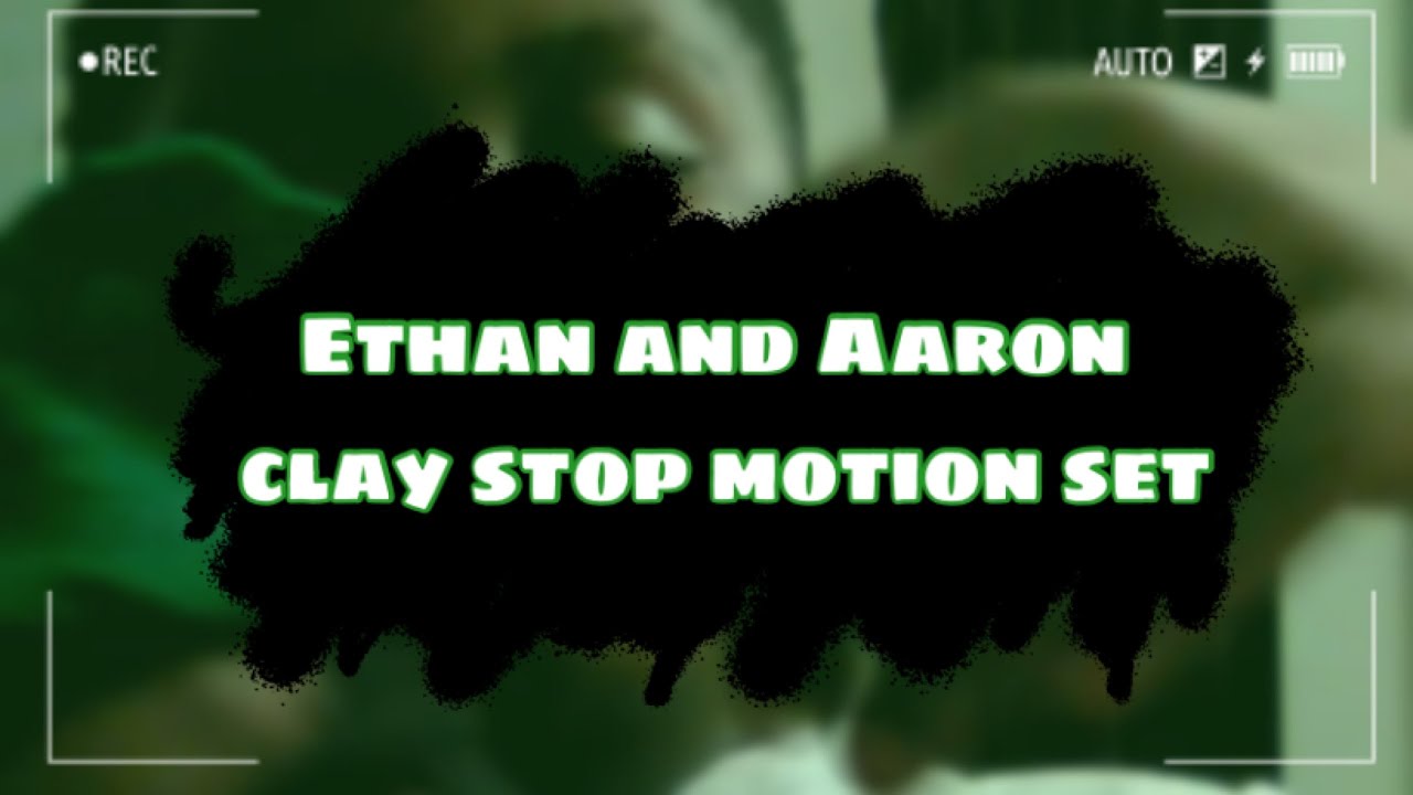 Ethan and Aaron clay stop motion set - YouTube