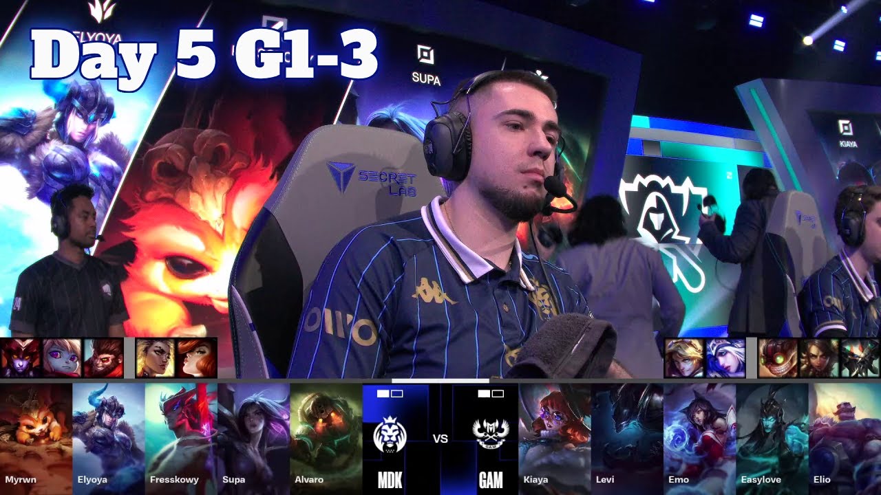 MDK vs GAM - Game 3 | Day 5 LoL Worlds 2024 Swiss Stage | Mad Lions KOI ...