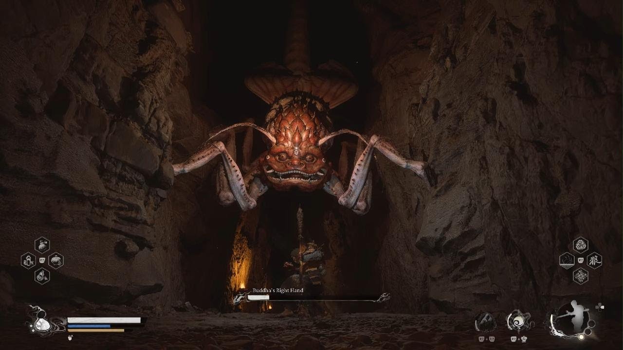 Buddha's Right Hand Boss Fight | Black Myth: Wukong - YouTube