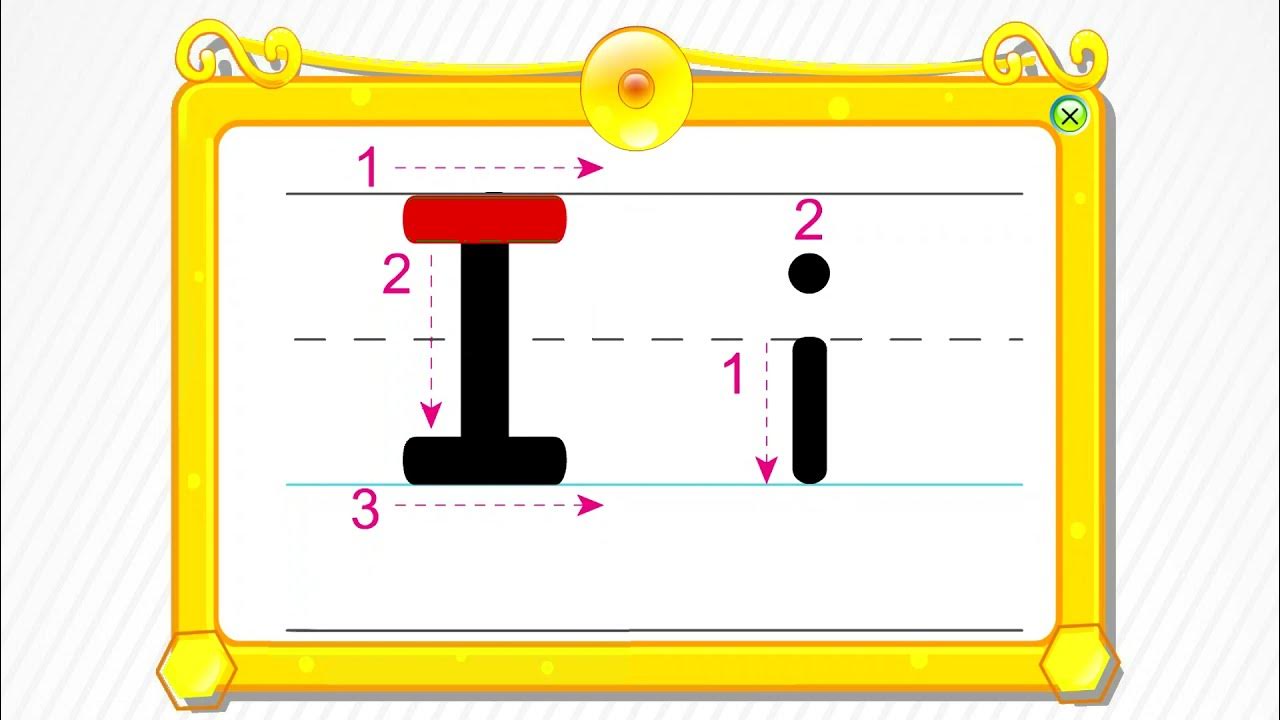 Writing Alphabet｜Letter I - YouTube