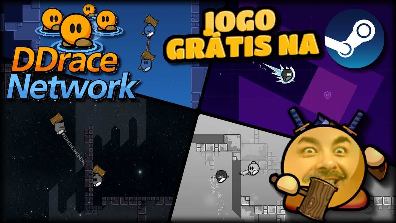 🔥 JOGO GRATUITO 🏃 DDRACE NETWORK - GRÁTIS NA STEAM - YouTube